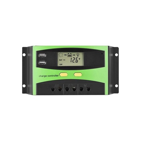 Solarmax 20A Digital Solar Charger Controller Dual USB – Max Suppliers