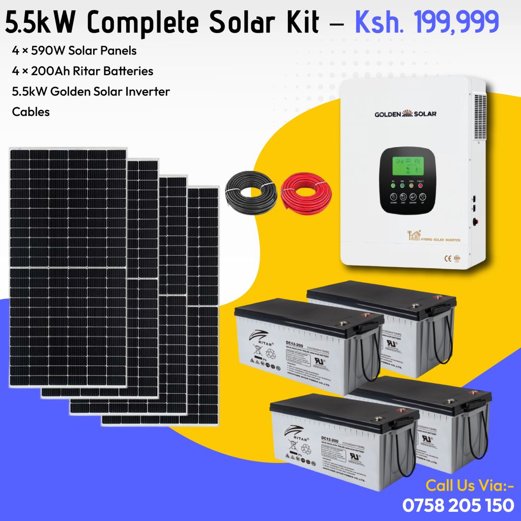 solar kit with golden solar inverter – Max Suppliers