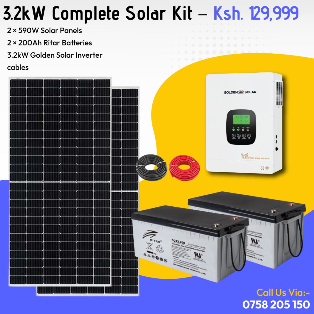 solar kit with golden solar inverter – Max Suppliers